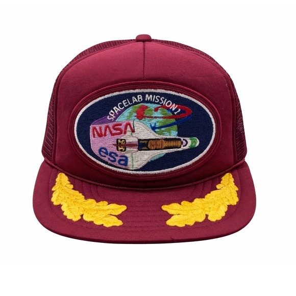 Accessories | Vintage Nasa Spacelab Mission Trucker Hat By Winner ...